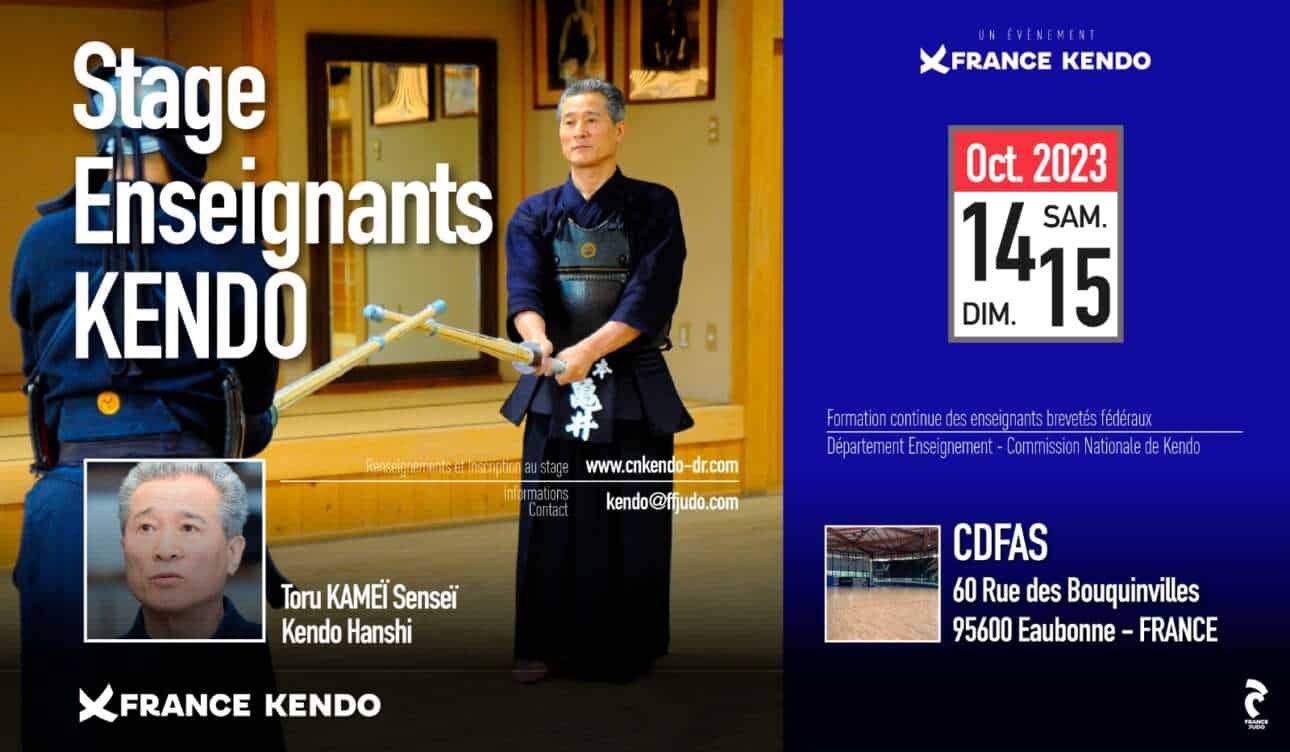 Stage Enseignants - KENDO - Comité National de Kendo et Disciplines ...